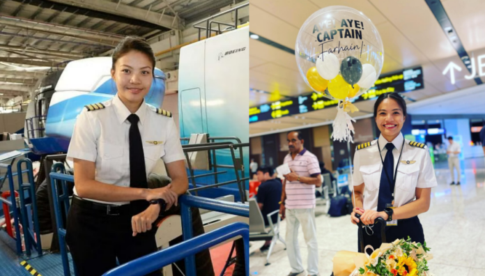 Singapore's first Malay female commercial pilot soars to captaincy ...